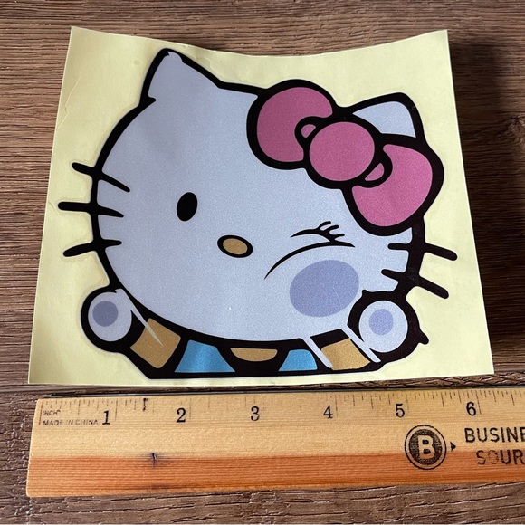 Hello Kitty | Accessories | Hello Kittynwot Large Car Decal | Poshmark